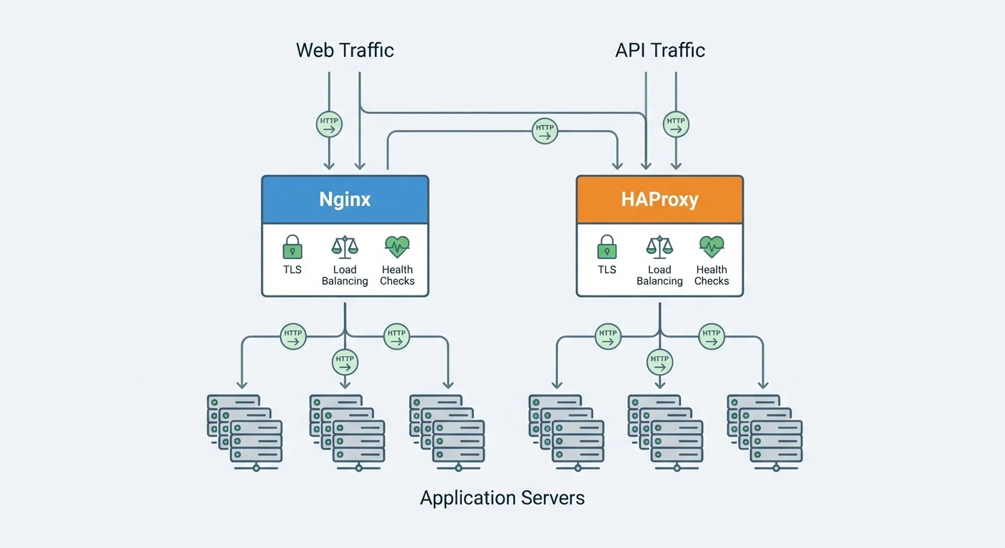 Nginx vs HAProxy: Den richtigen Reverse-Proxy wählen | Koder.ai