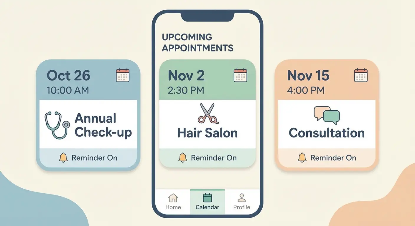 How to Create a Mobile App for Appointment Reminders | Koder.ai