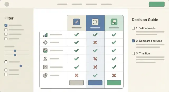 How to Build a Tools Comparison and Decision Guide Website